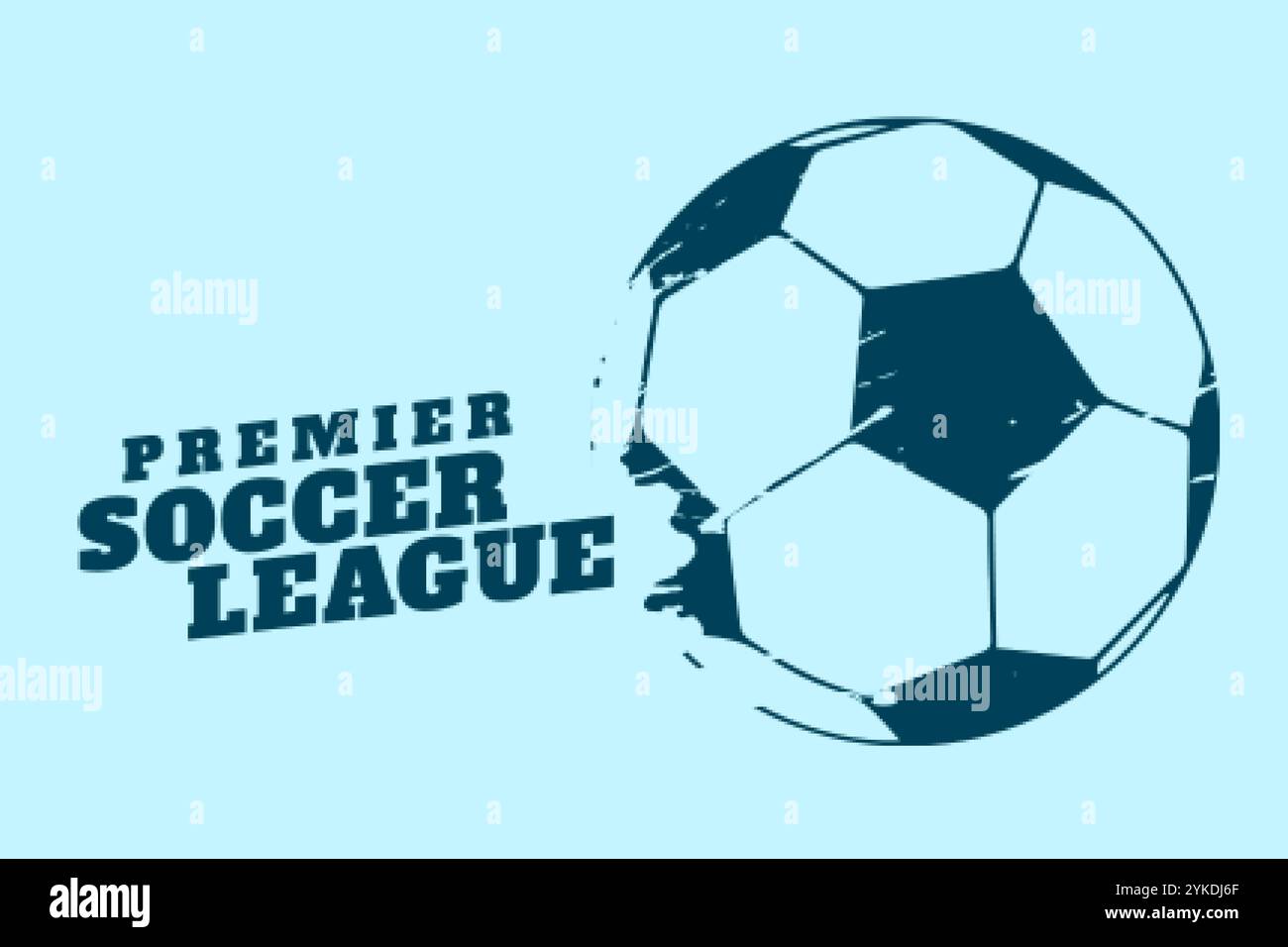 Soccer premier league poster Stock Vector Images - Alamy