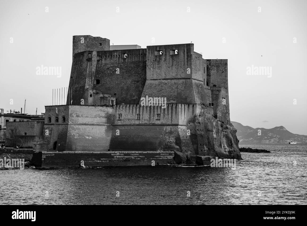 Castel dell'Ovo, lietrally, the Egg Castle is a seafront castle in ...