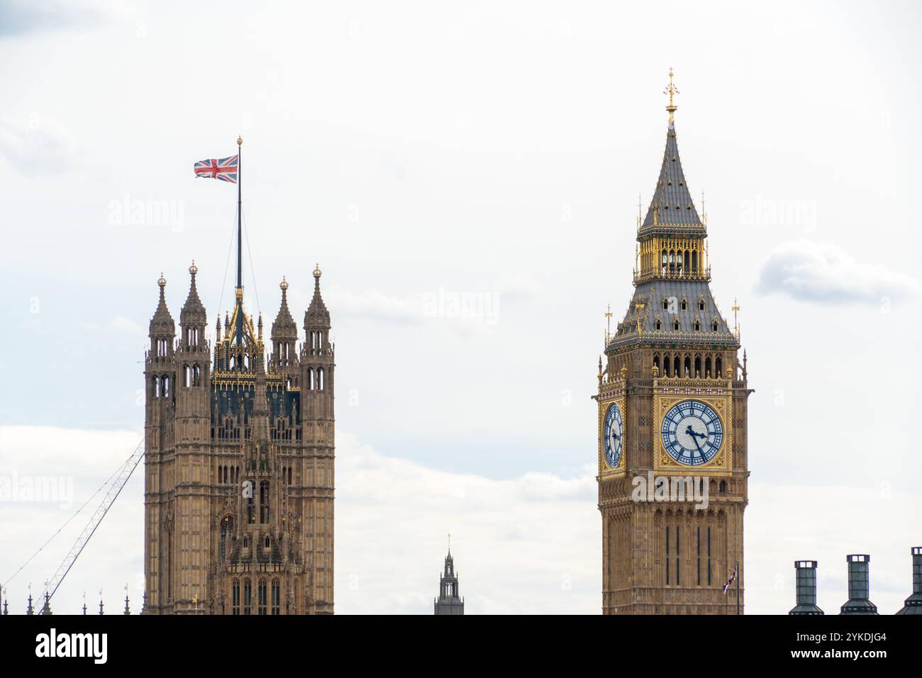 The Great Clock, or Big Ben, Great Bell of the Great Clock of Westminster, London, UK Stock ...