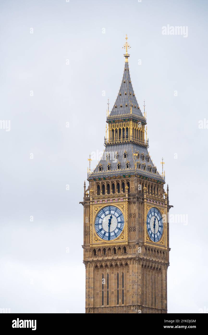 The Great Clock, or Big Ben, Great Bell of the Great Clock of Westminster, London, UK Stock ...