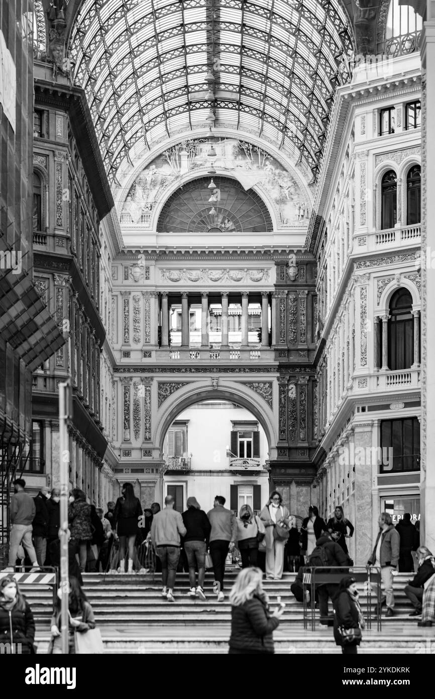 Umberto gallery napoli Black and White Stock Photos & Images - Alamy