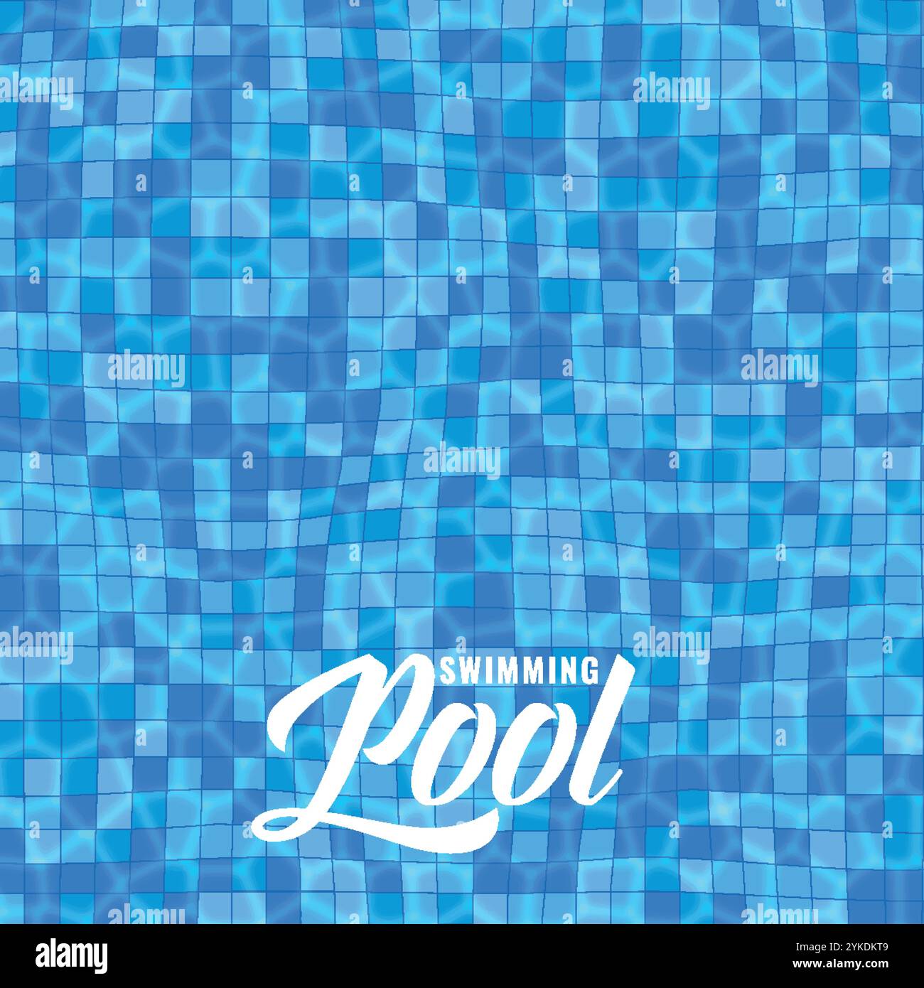 blue swimming pool background with caustics Stock Vector Image & Art - Alamy