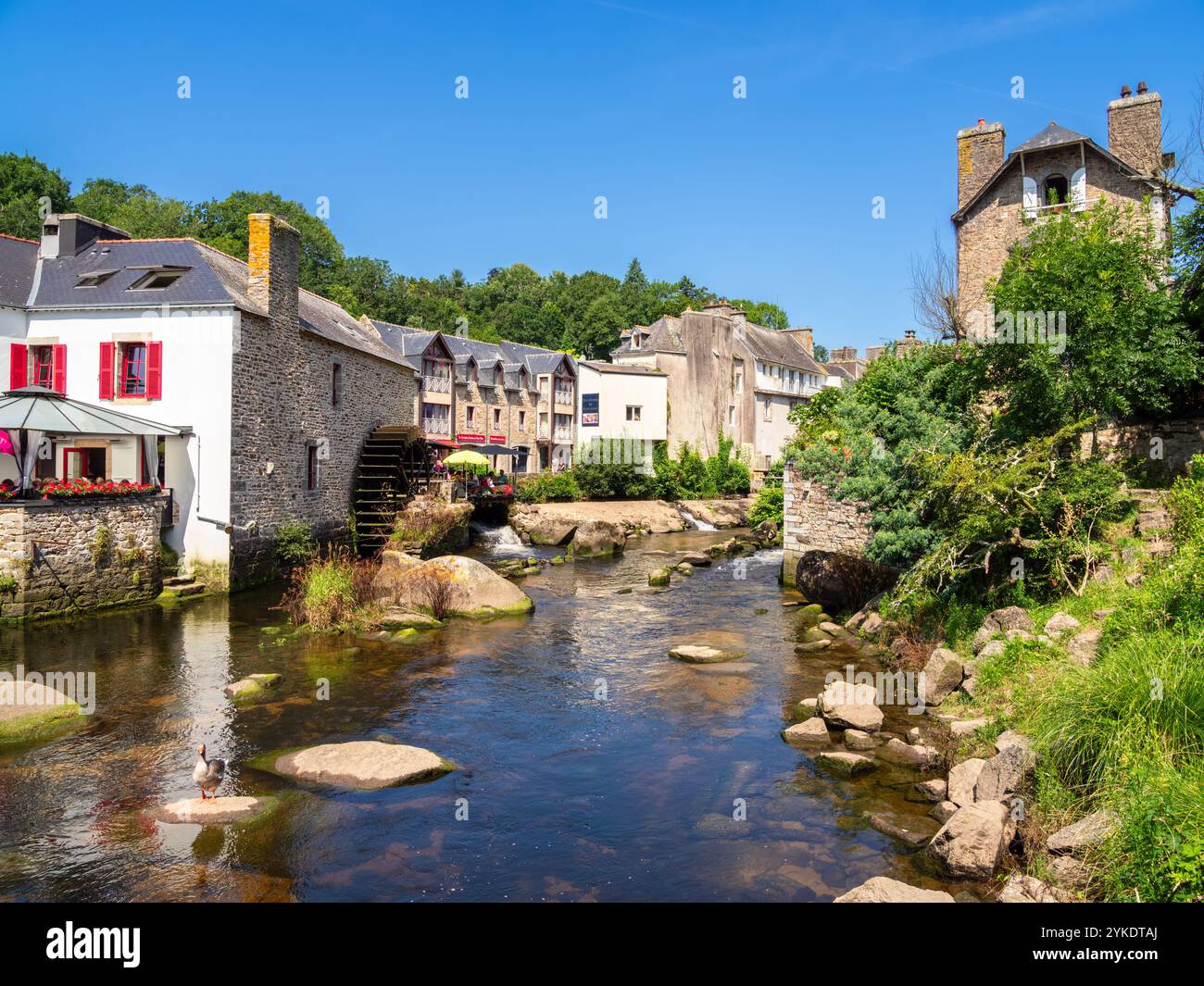 Pont Aven, France - July 29, 2024: A picturesque village of Pont Aven ...