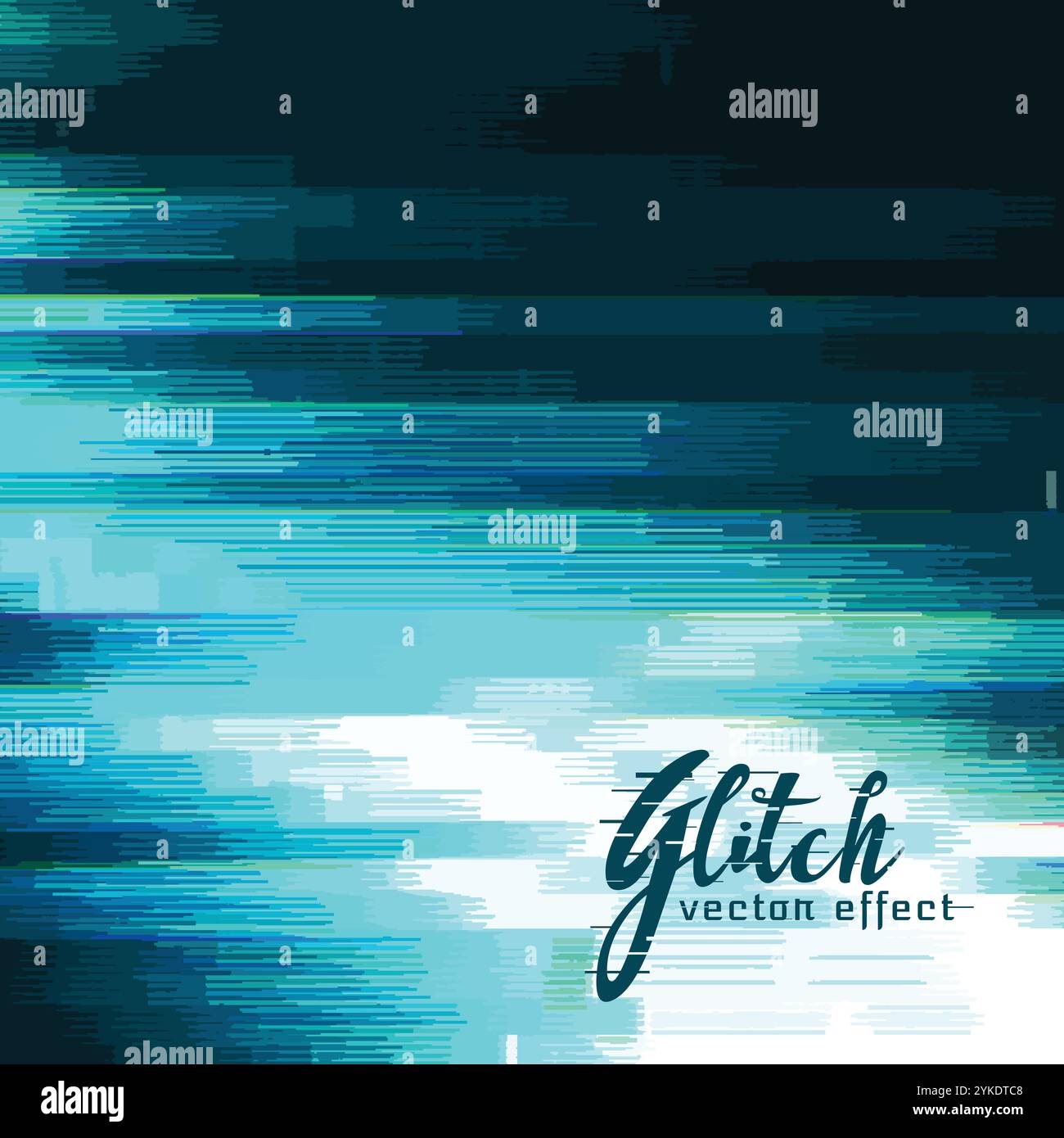 blue glitch vector background for data crash Stock Vector Image & Art ...