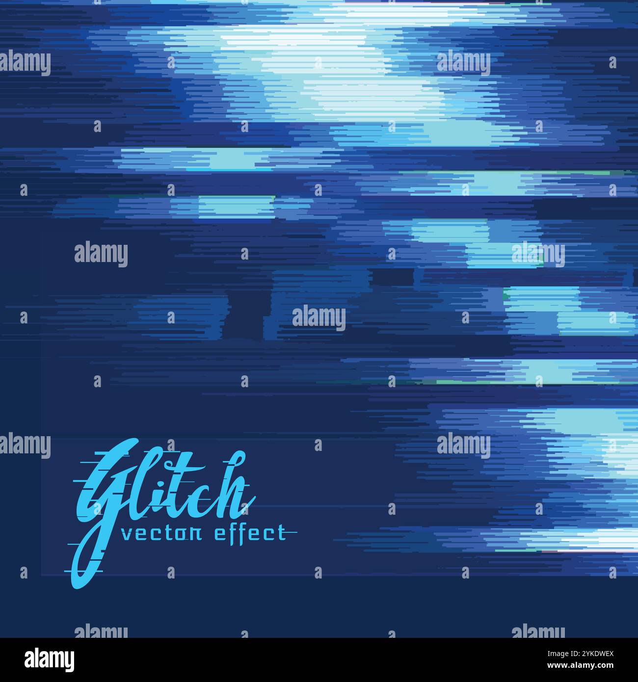 digital glitch vector effect background Stock Vector Image & Art - Alamy