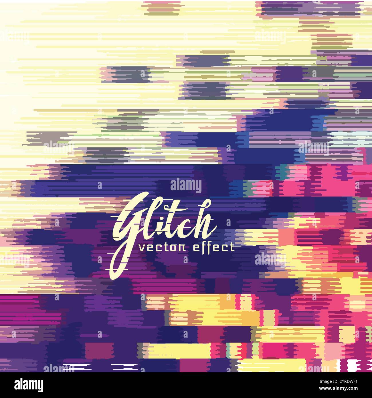 glitch effect vector background Stock Vector Image & Art - Alamy