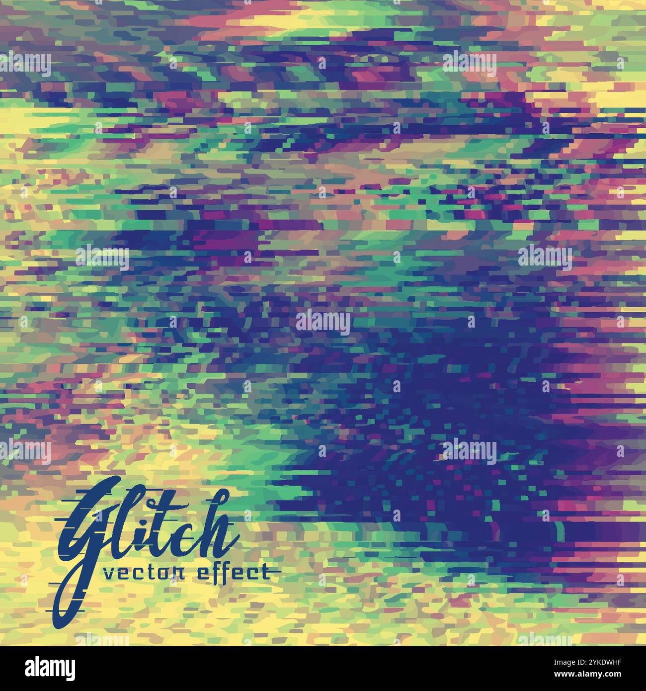 abstract vector glitch background design Stock Vector Image & Art - Alamy