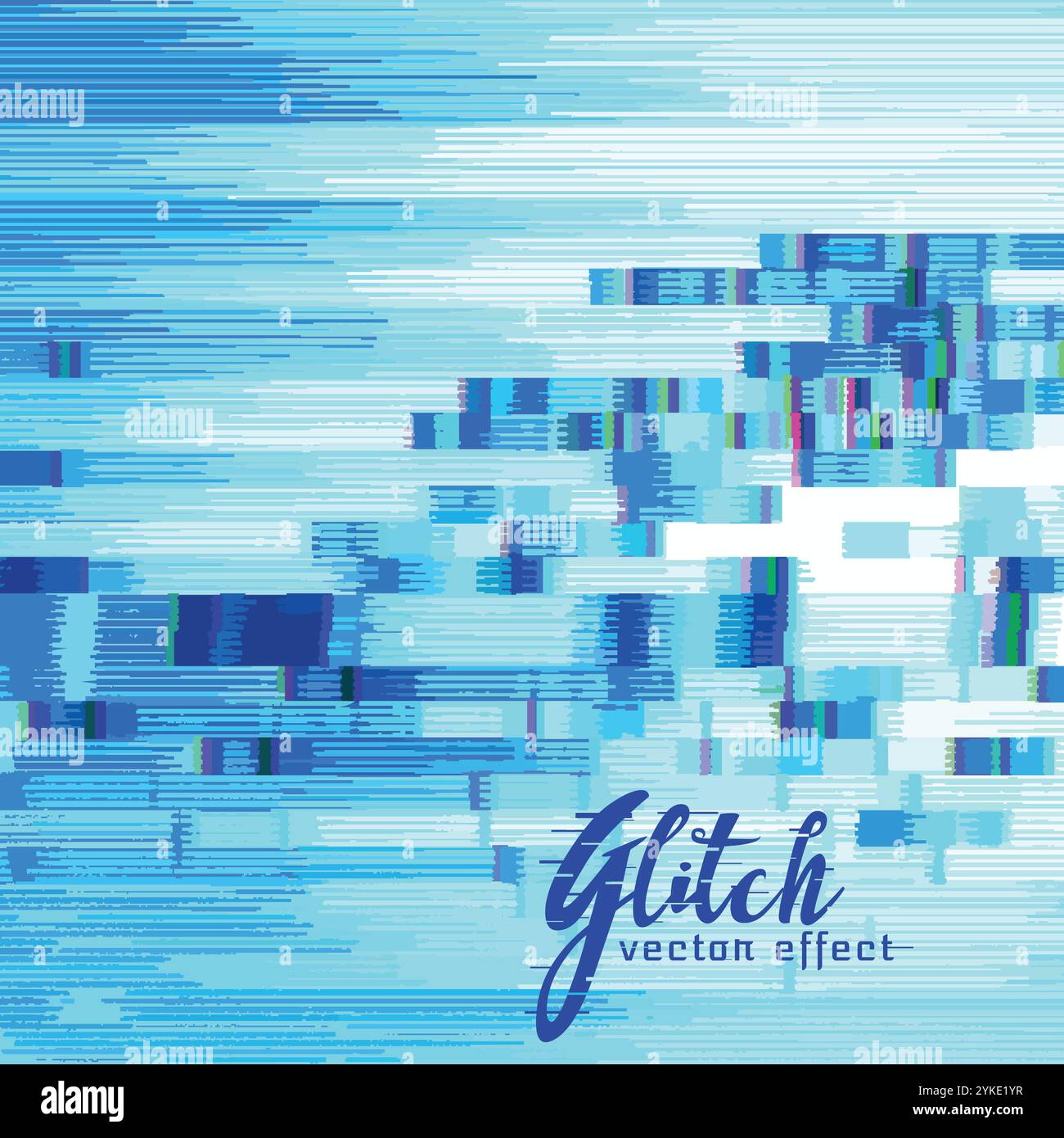 Screen error glitch distortion Stock Vector Images - Alamy