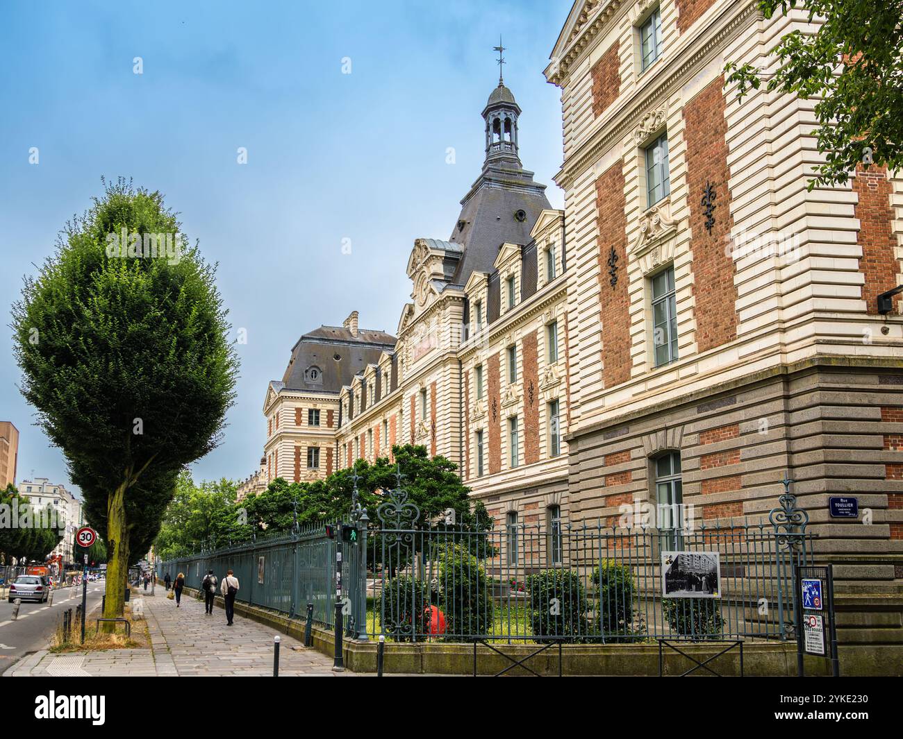 Rennes, France - July 26, 2024: Lycee Emile Zola is a prestigious ...
