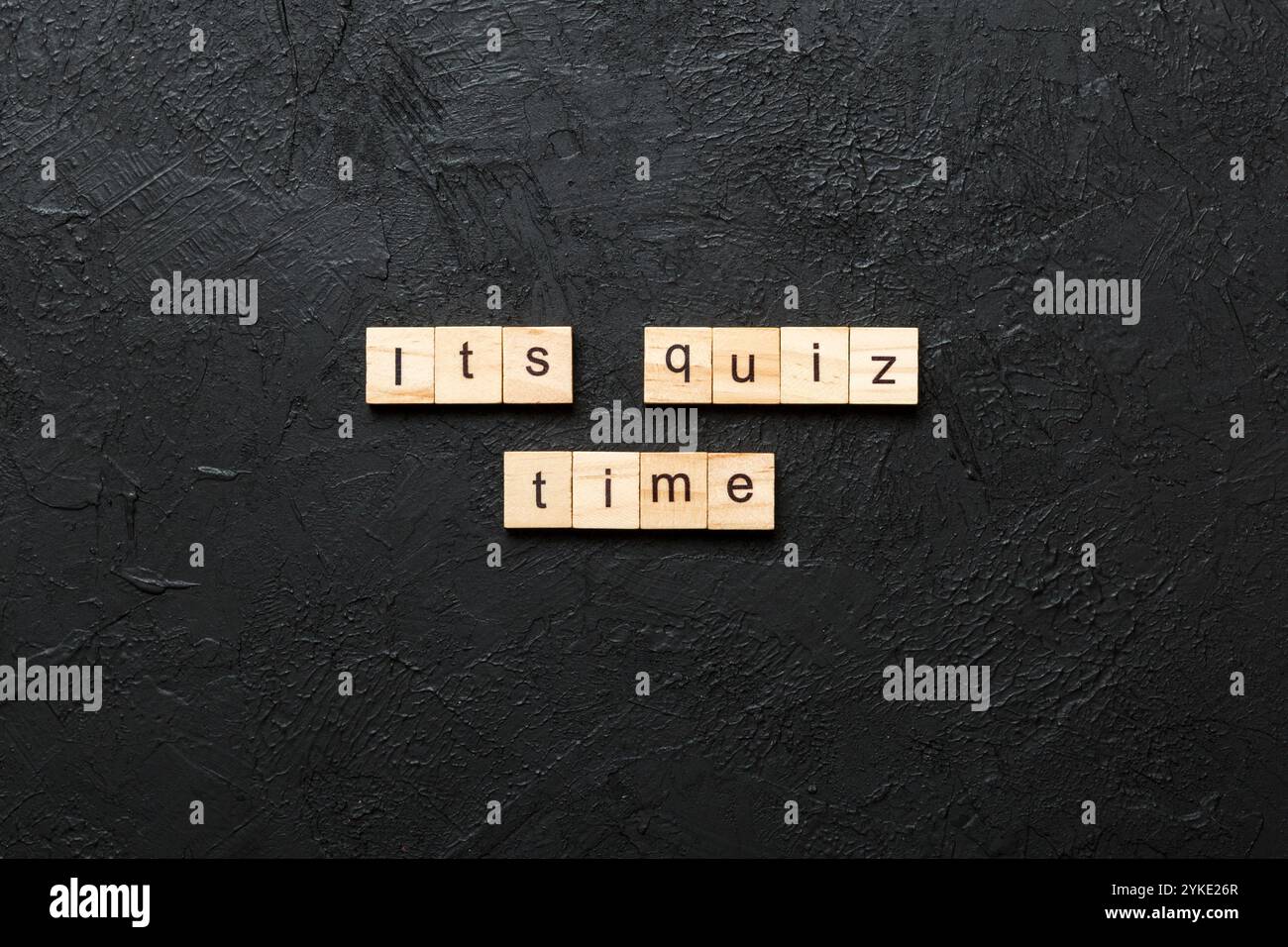 Quiz text on blocks hi-res stock photography and images - Alamy