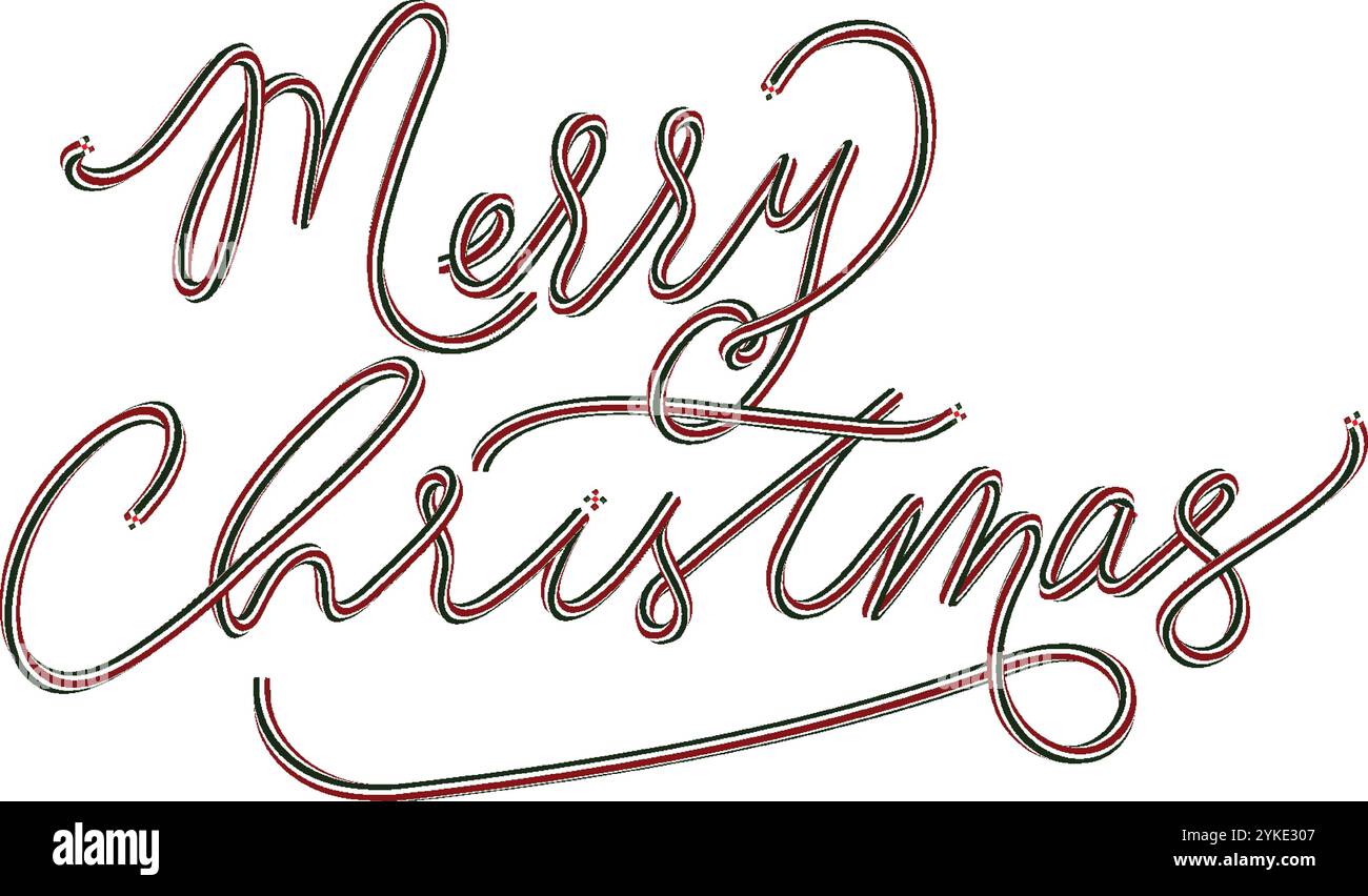 Christmas tree lights decorations in Stock Vector Images - Alamy