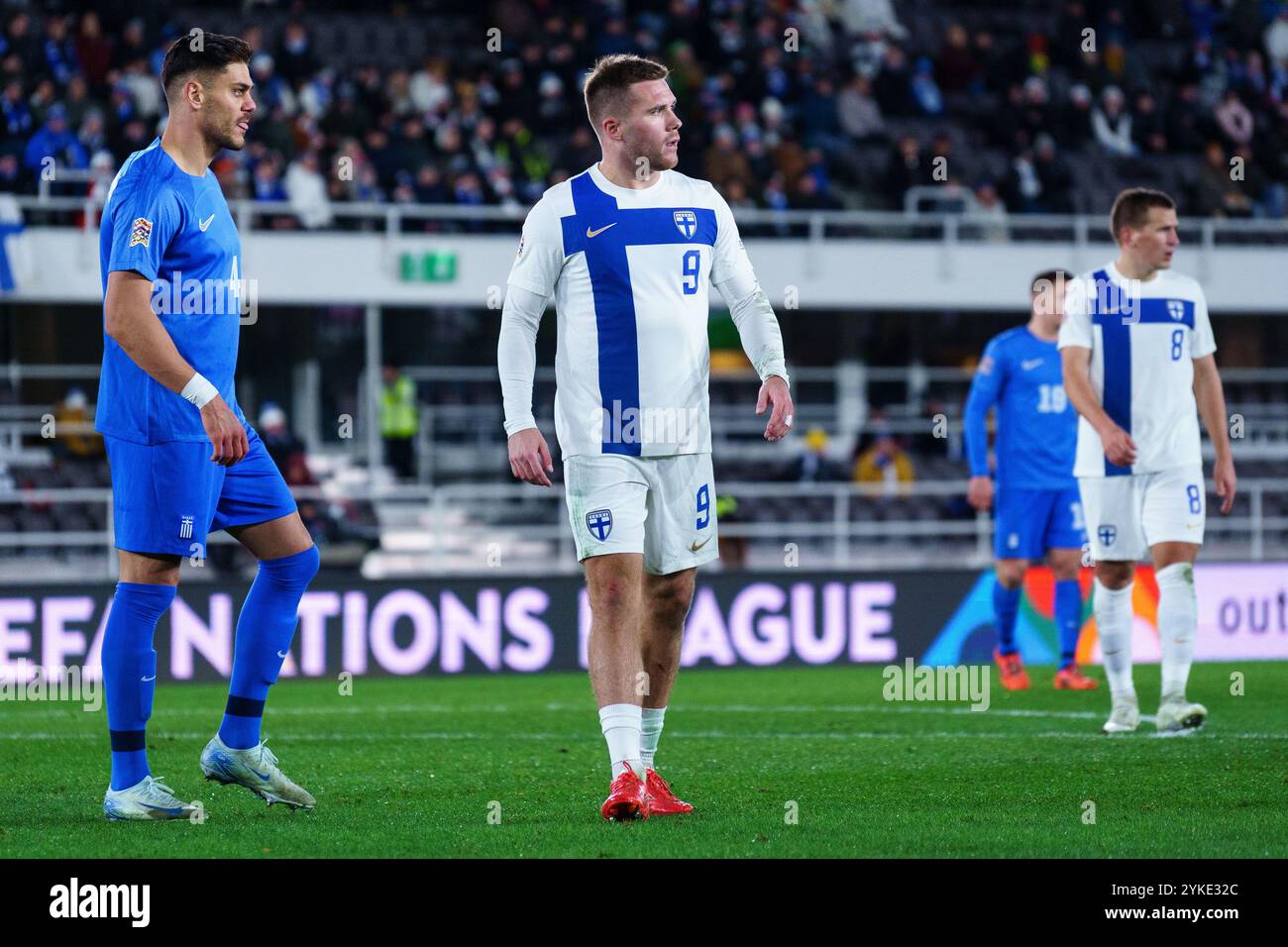 Helsinki, Finland. 17th Nov 2024. Benjamin Källman of Finland during ...