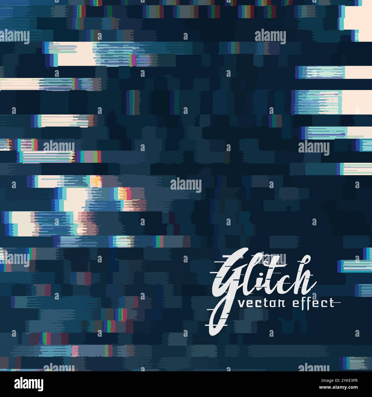 digital glitch vector abstract background Stock Vector Image & Art - Alamy
