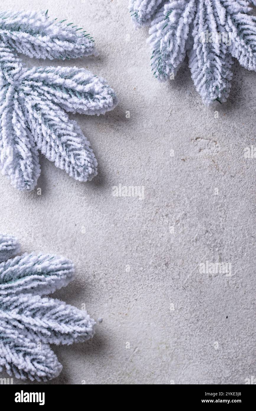 Christmas festive background with fir tree Stock Photo - Alamy
