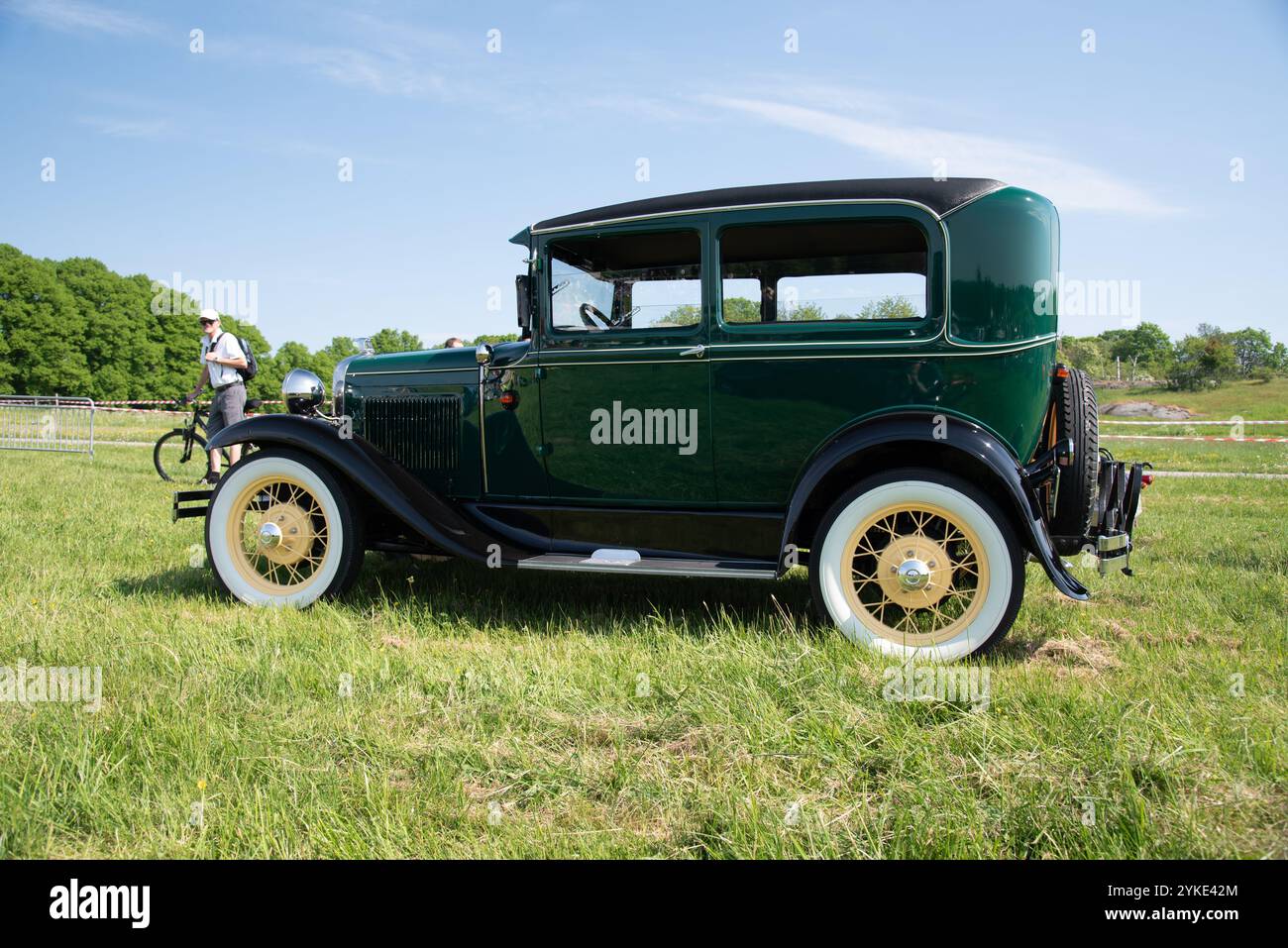Model A Ford at Gärdesloppet 2024 Stockholm Sweden Stock Photo - Alamy