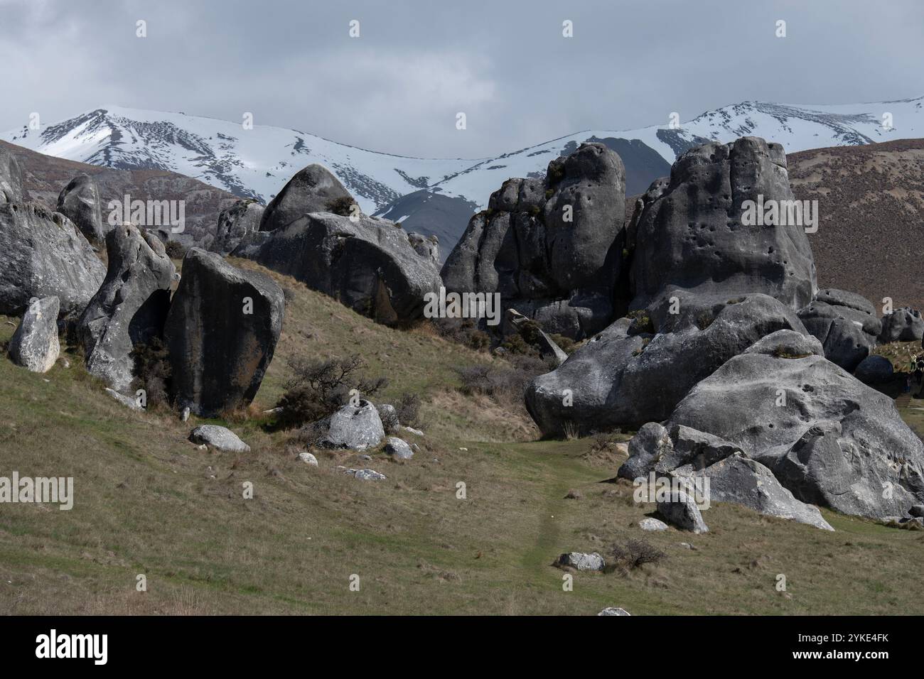 Limestone boulders snow covered hi-res stock photography and images - Alamy