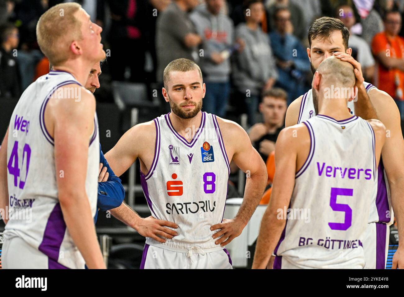 17.11.2024, ratiopharm arena, Neu-Ulm, GER, BBL, ratiopharm Ulm vs BG G ...