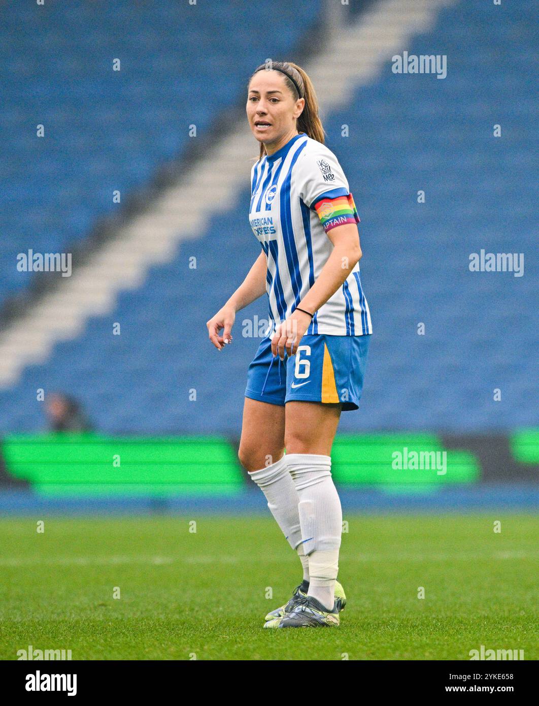 Brighton UK 16th November 2024 - Vicky Losada of Brighton during the ...