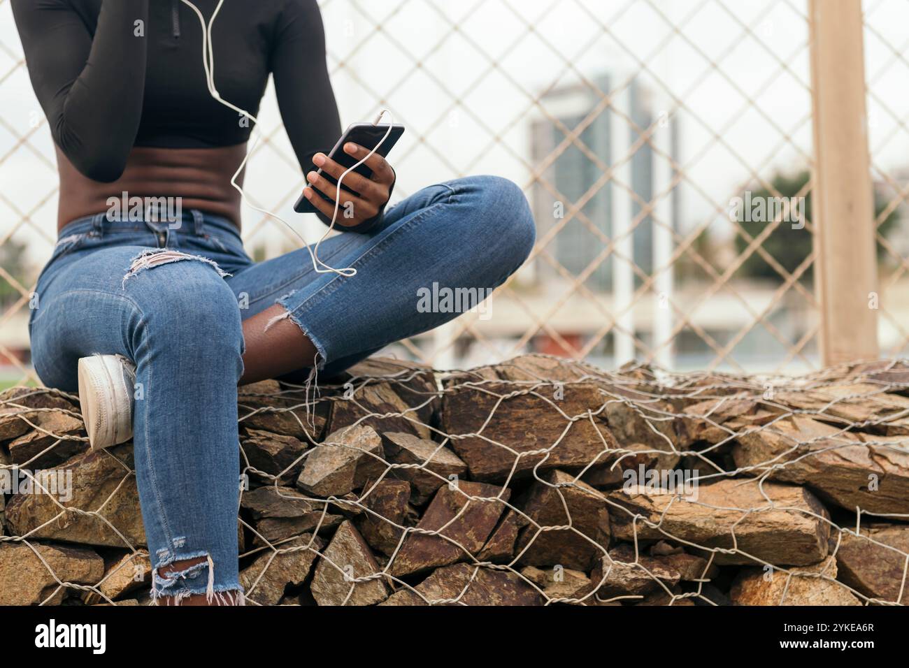 Crop unrecognizable african american hi-res stock photography and ...