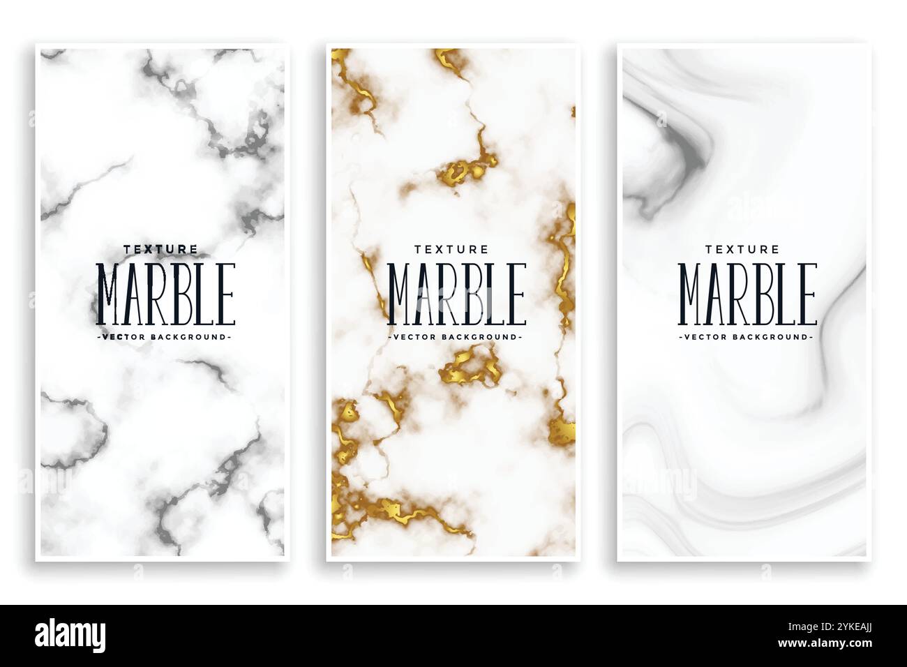 abstract marble texture banners set Stock Vector Image & Art - Alamy