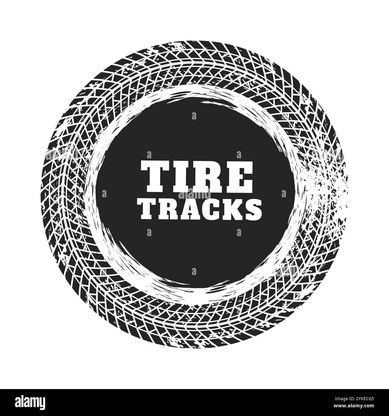 Circle tire mark Black and White Stock Photos & Images - Alamy
