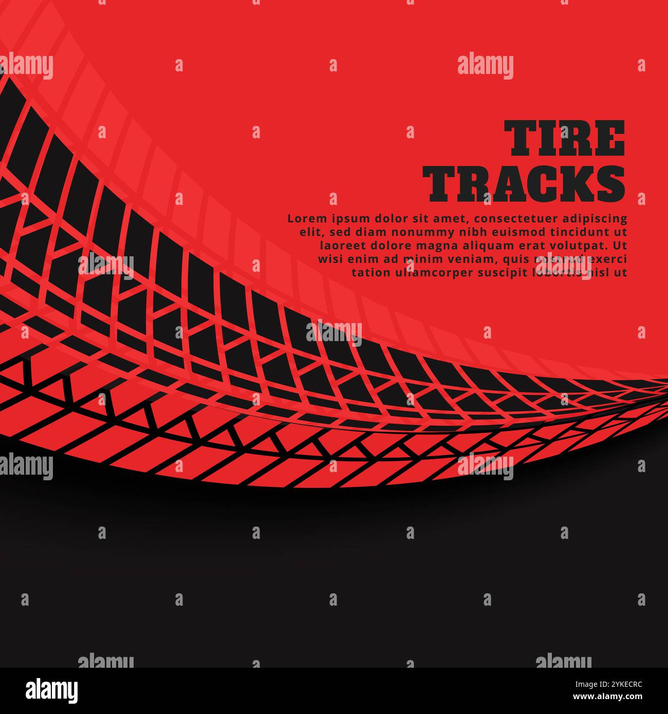 Tyre prints skid Stock Vector Images - Alamy