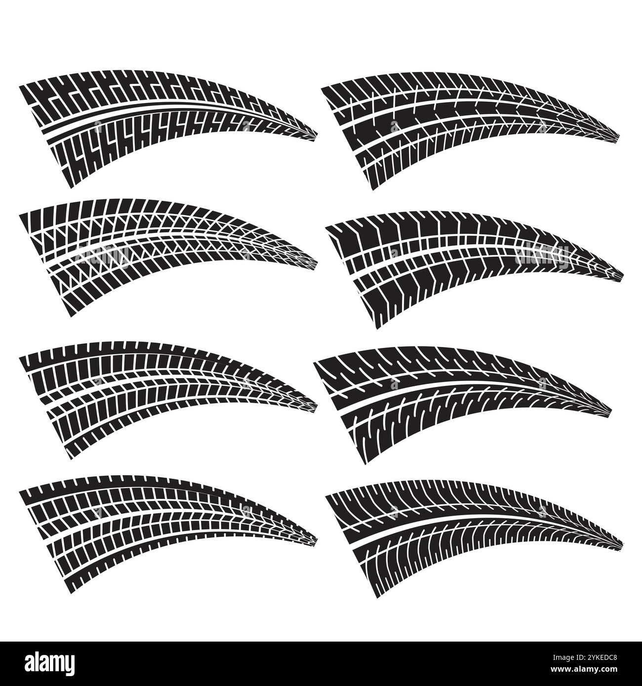 Tire marks dirt Cut Out Stock Images & Pictures - Alamy