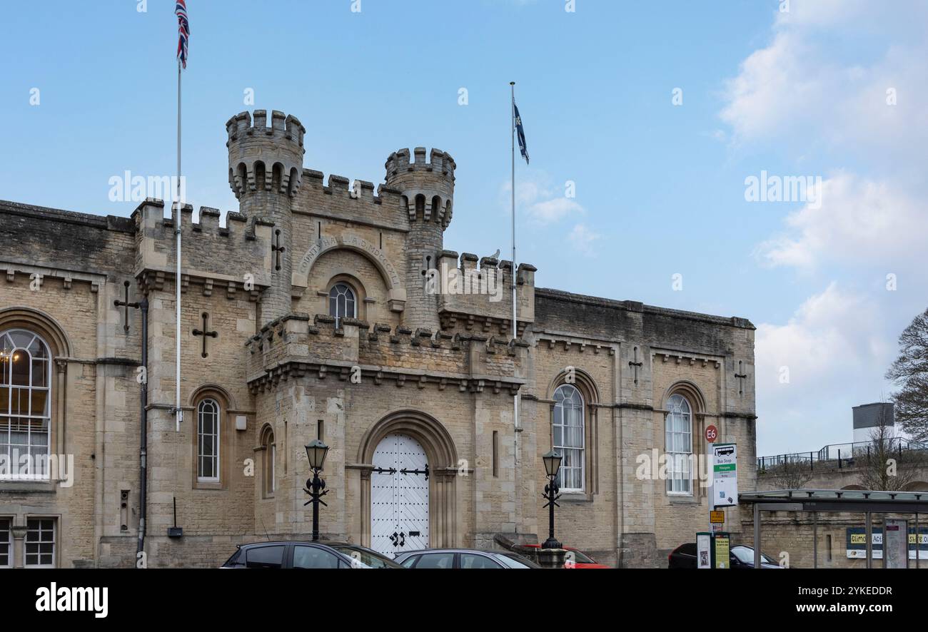 Oxford, united kingdom, 19 December 2023 Oxford Castle and Prison ...