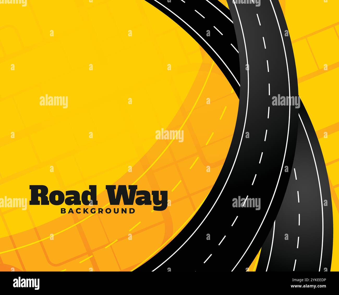 Winding route, path Stock Vector Images - Alamy