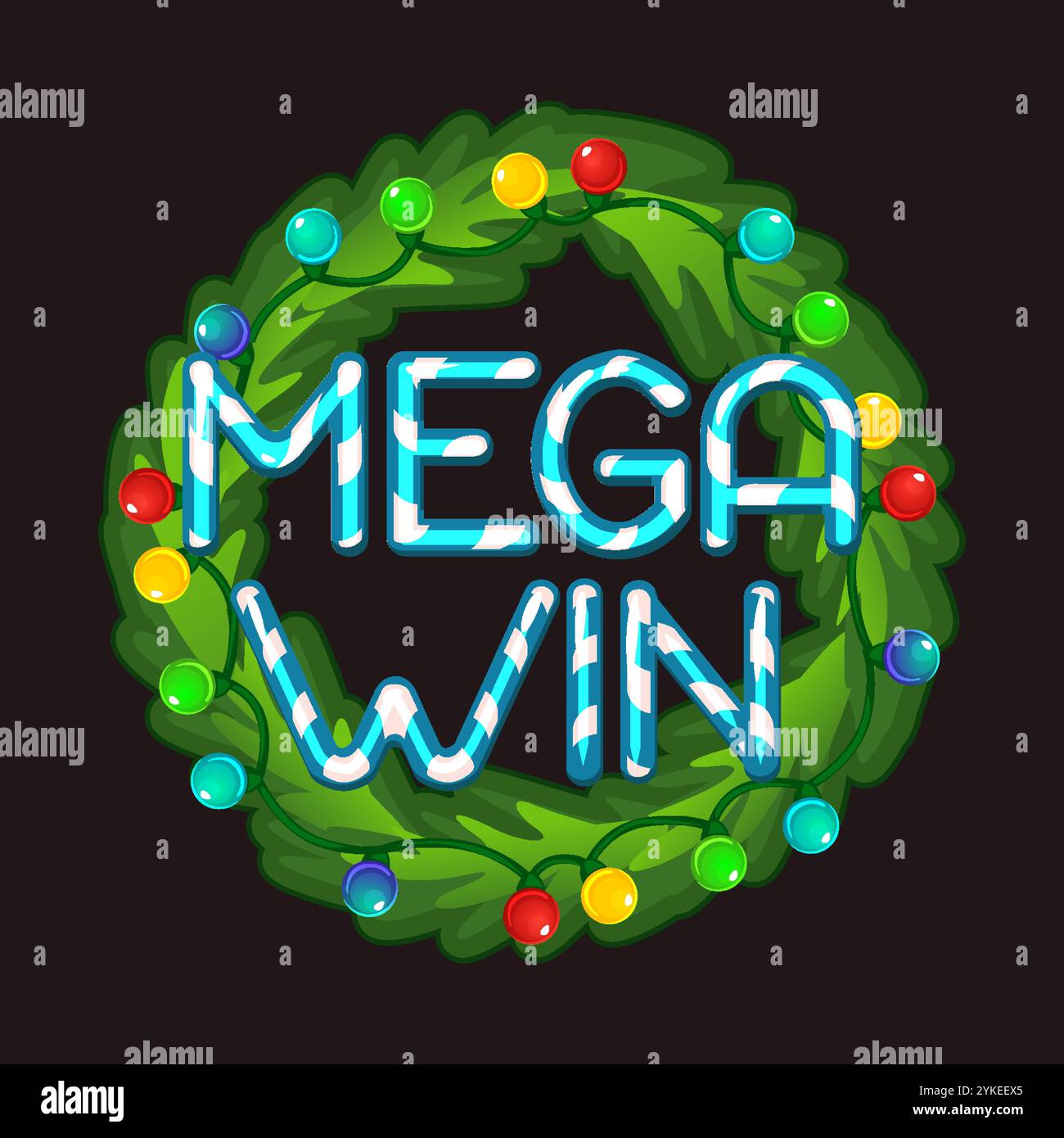 Mega win icon hi-res stock photography and images - Alamy