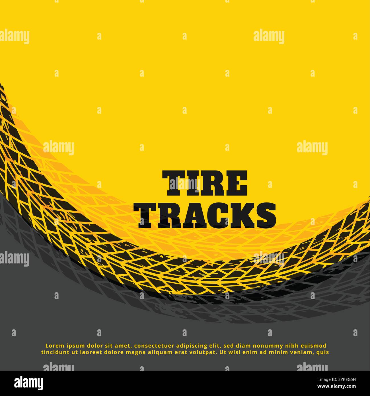 Yellow track Stock Vector Images - Alamy