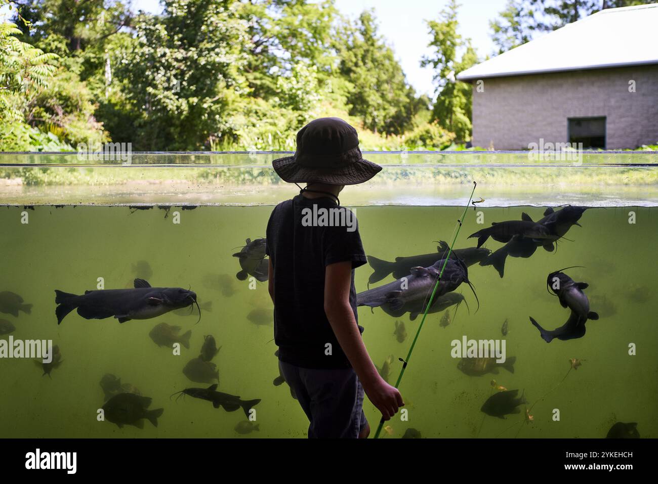 Serene fishing experience hi-res stock photography and images - Alamy