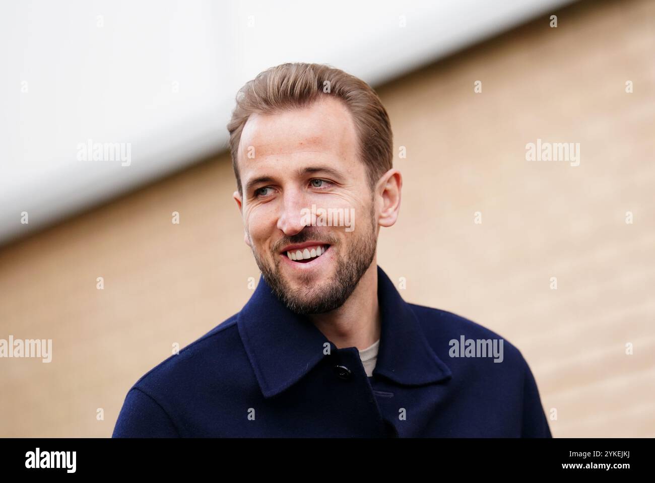 Harry Kane during the unveiling of a statue of himself at The Peter May ...