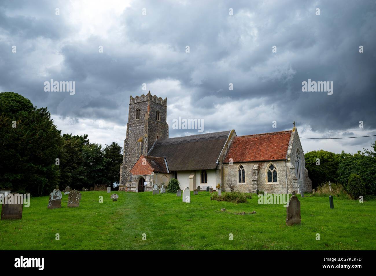 Iken church Suffolk UK Stock Photo - Alamy