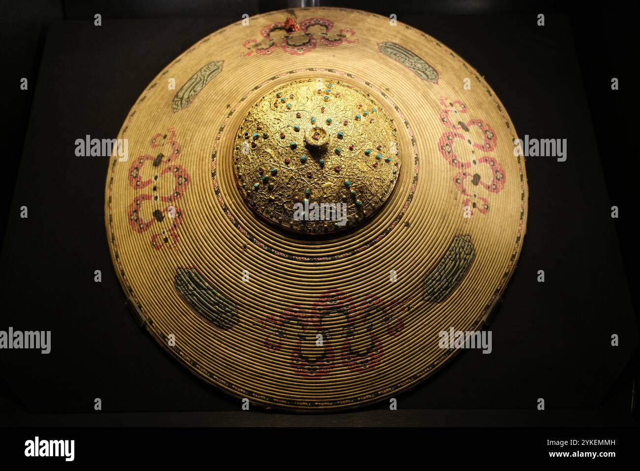 Istanbul,Turkey-Sep.27th 2024: ancient shield. Weapon Exhibition in ...