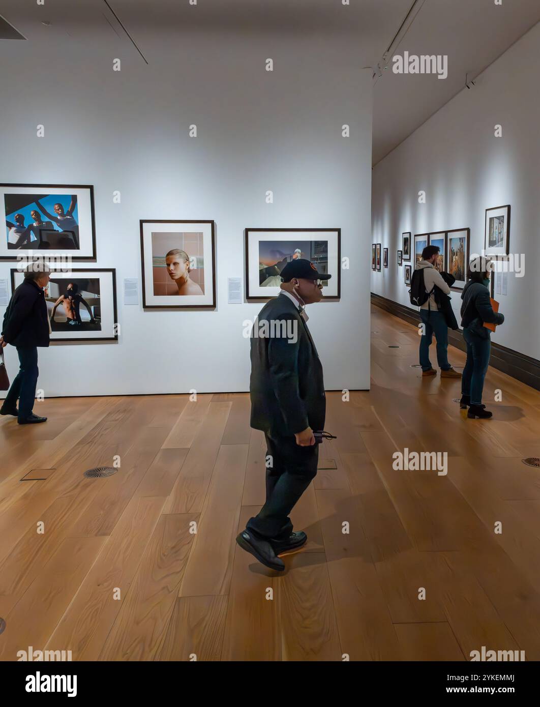 visitors at the National Portrait Gallery, London, Britain Stock Photo ...