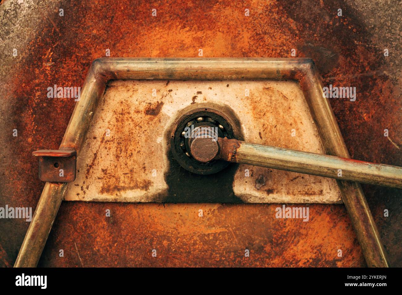 Rust and corrosion on metal object as background Stock Photo - Alamy