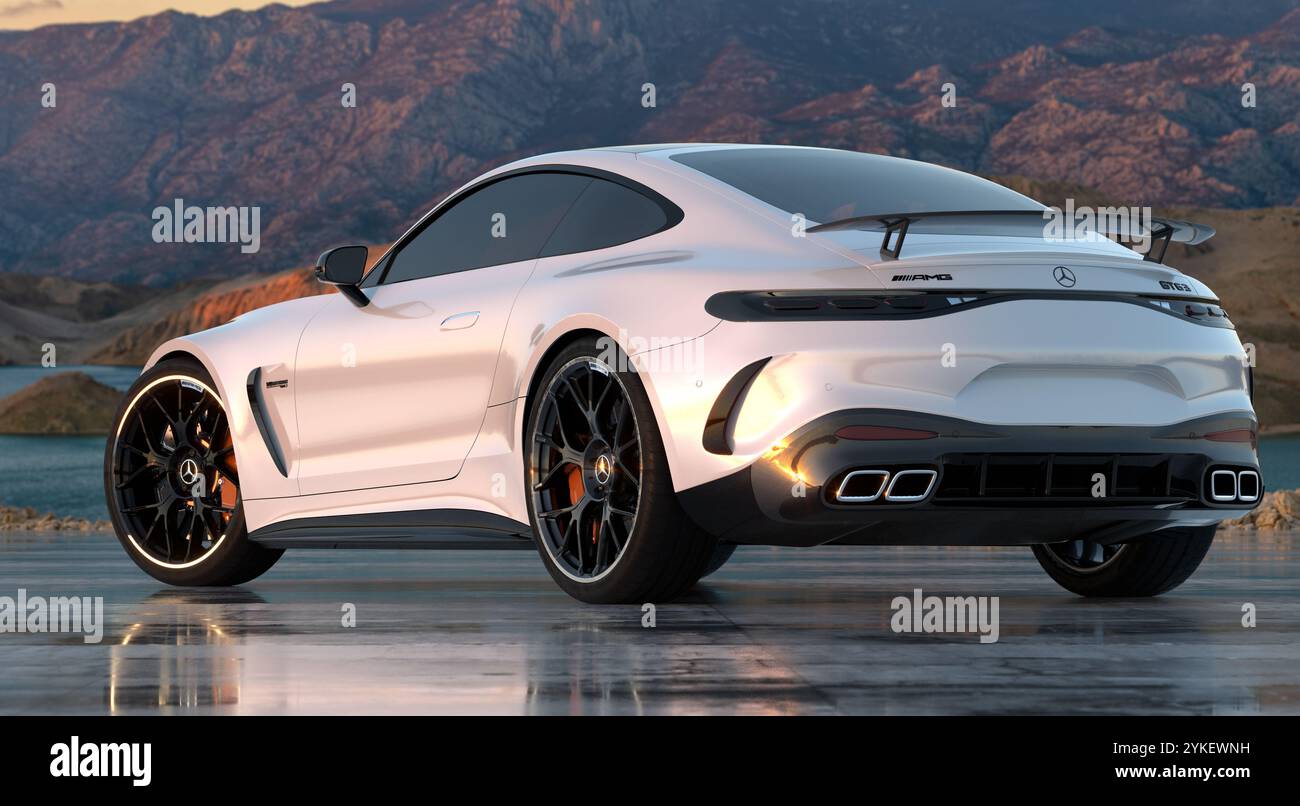 Mercedes-Benz AMG GT Coupe 2024 Stock Photo - Alamy