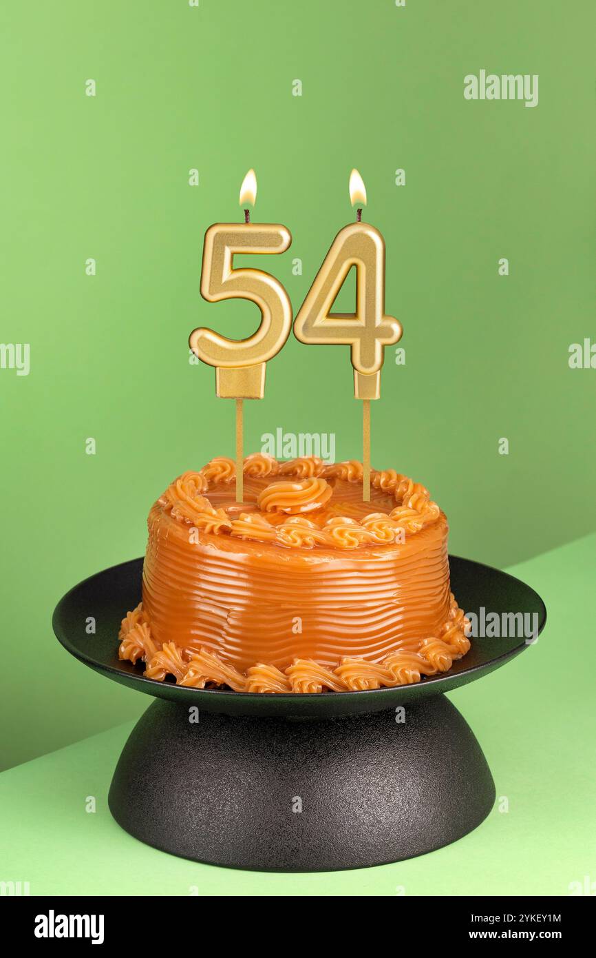 54 birthday cake hi-res stock photography and images - Alamy