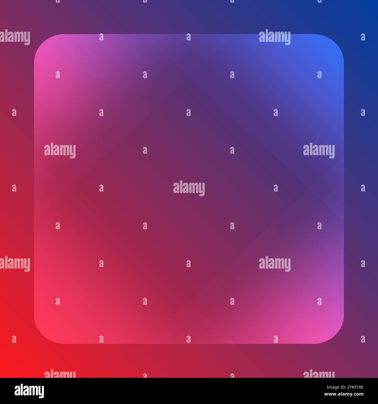 square1 into 1 ratio background with red blue and rounded square ...