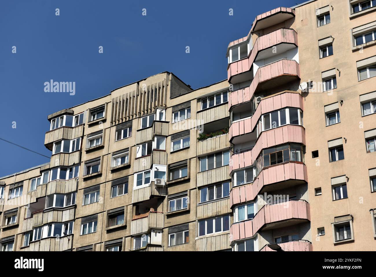 Old soviet block apartments hi-res stock photography and images - Alamy