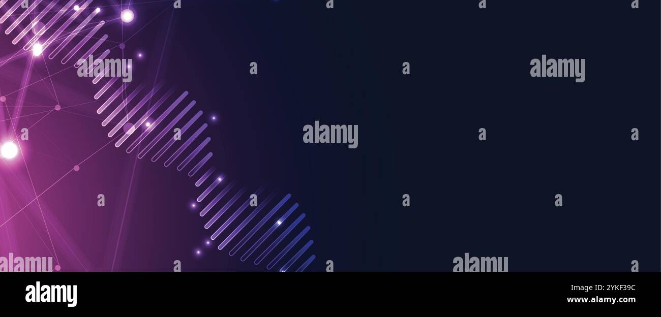 Abstract DNA technology. Science medical concept. Futuristic background ...