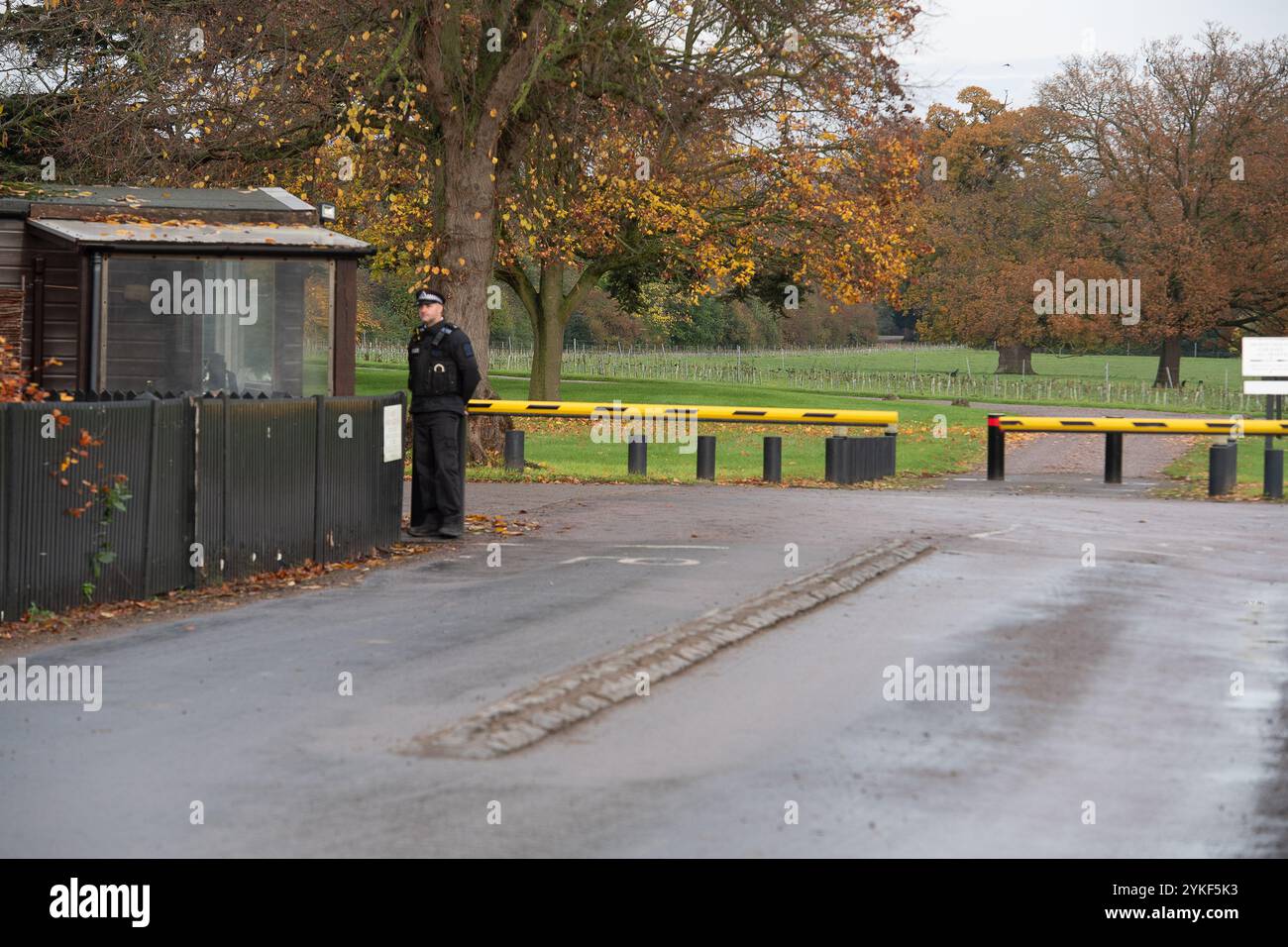 Windsor, UK. 18th November, 2024. Shaw Farm Gate at Windsor Castle ...
