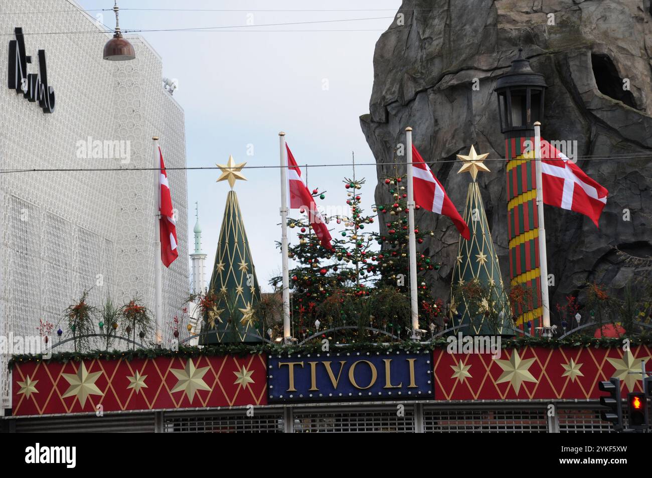 Copenhagen/ DenmarK/18 November 2024/ Jul i tivoli or chistms in tivoli ...