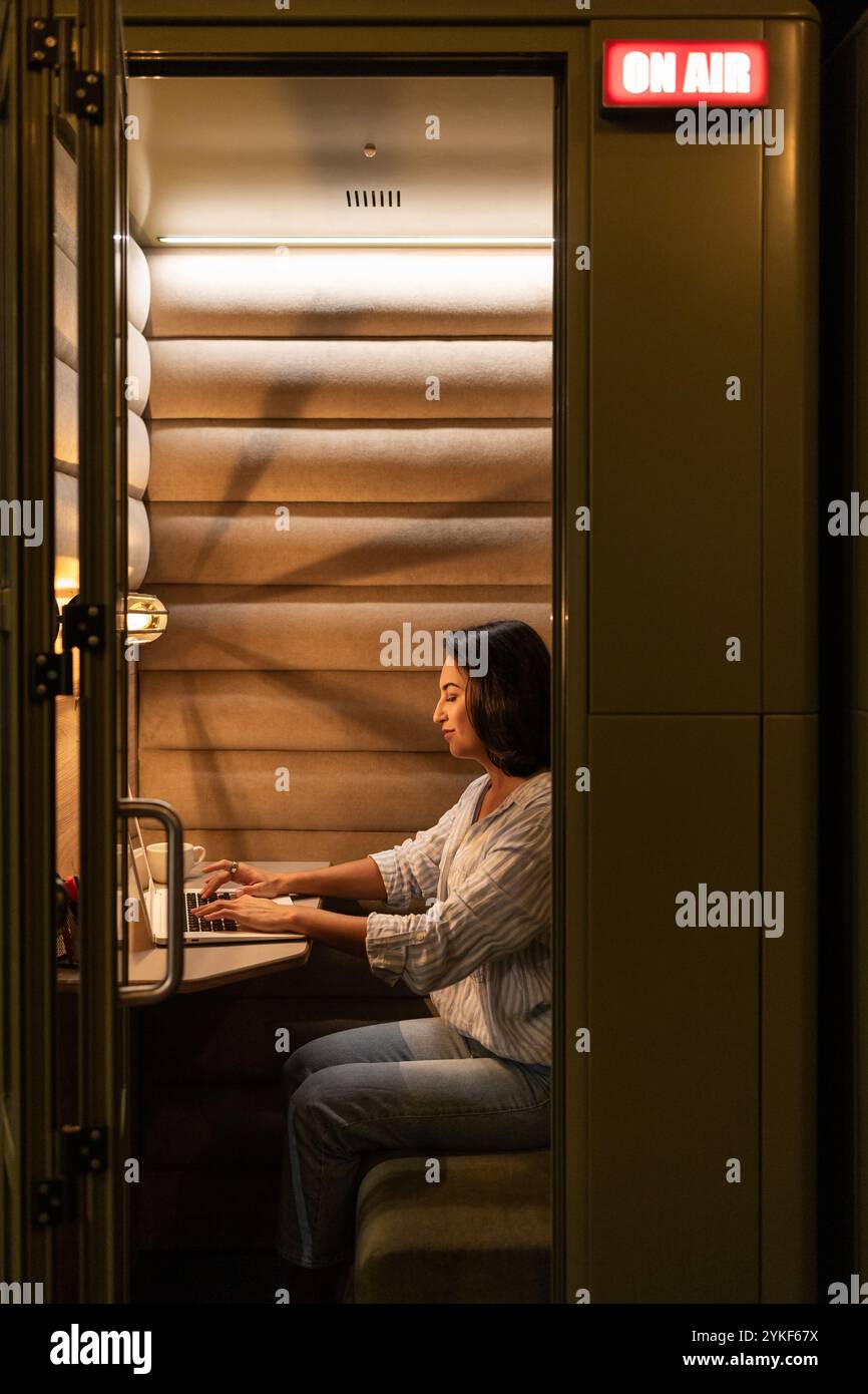 Private office booth in environment hi-res stock photography and images ...