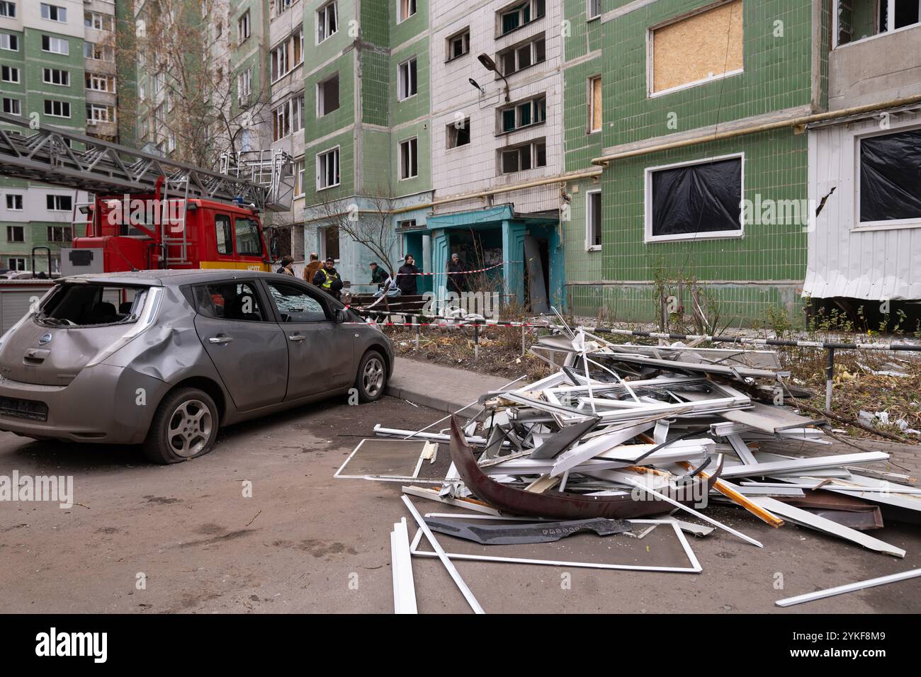 Russian Rocket attack on Sumy 17.11.2024 Stock Photo - Alamy