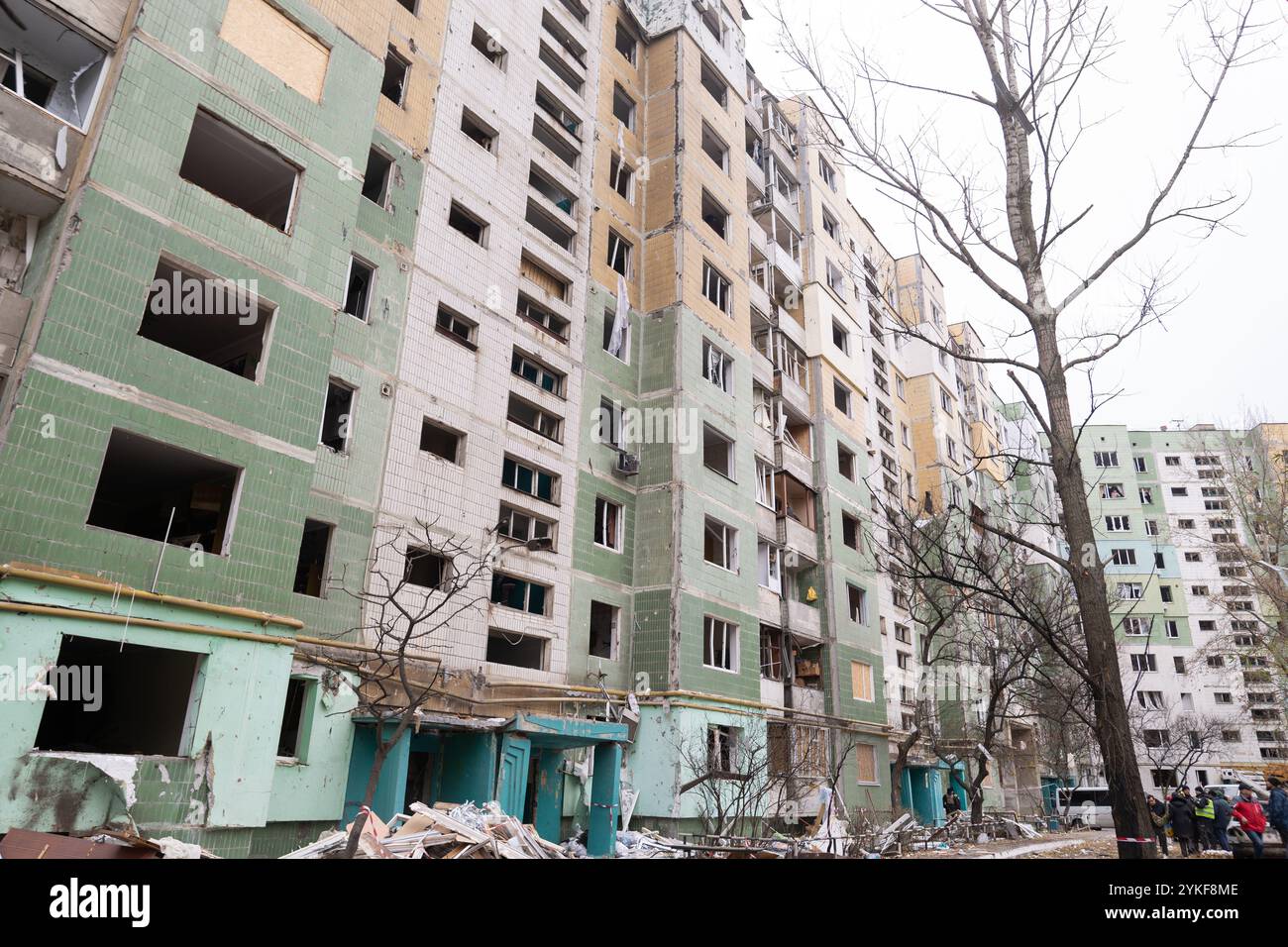 Russian Rocket attack on Sumy 17.11.2024 Stock Photo - Alamy