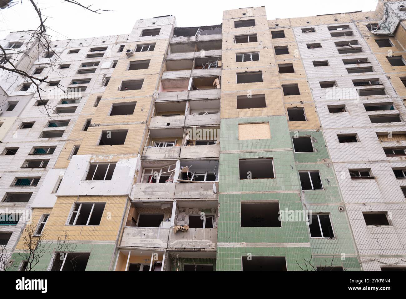 Russian Rocket attack on Sumy 17.11.2024 Stock Photo - Alamy