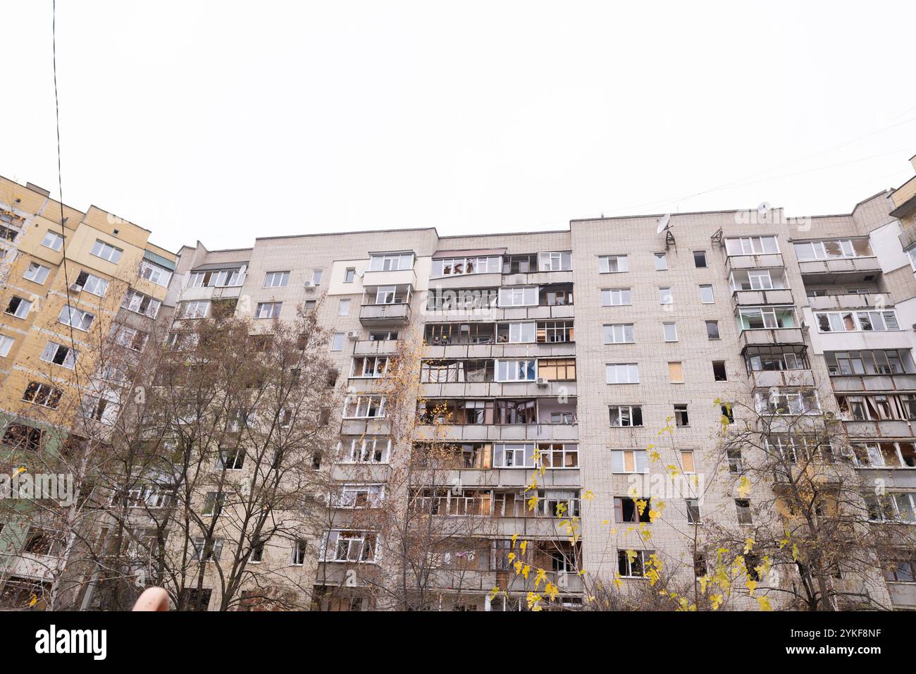 Russian Rocket attack on Sumy 17.11.2024 Stock Photo - Alamy