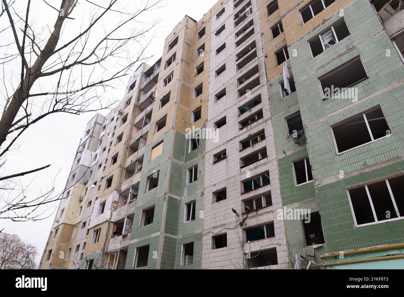 Russian Rocket attack on Sumy 17.11.2024 Stock Photo - Alamy